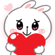 CHEER Rabbit Animated ×2 – LINE stickers | LINE STORE