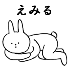 Good!Emiru(rabbit) – LINE stickers | LINE STORE