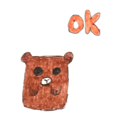 Alita little bear_20220515131334 – LINE stickers | LINE STORE