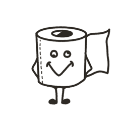 Toilet Paper Guy #1 – สติกเกอร์ LINE | LINE STORE
