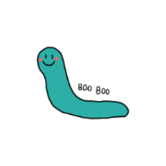 Boo-Boo worm – LINE stickers | LINE STORE