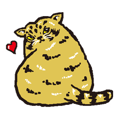 mofu mofu manuru neko 04 – LINE stickers | LINE STORE