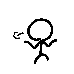 Freedom Stick Figure – สติกเกอร์ LINE | LINE STORE