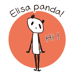 Elisa panda! - LINE スタンプ | LINE STORE
