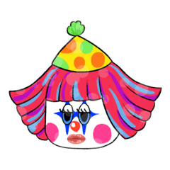 sassy clown – LINE stickers | LINE STORE