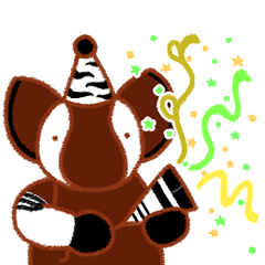 Loose okapi sticker – LINE 스티커 | LINE STORE