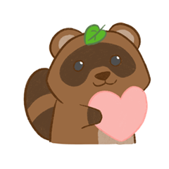 Cute little tanuki - LINE スタンプ | LINE STORE