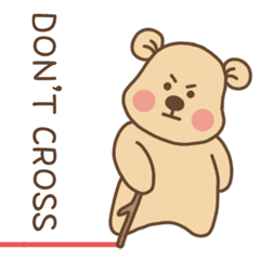 Strict but fair teddy bear - LINE スタンプ | LINE STORE