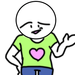 with eyebrow man! - Stiker LINE | LINE STORE