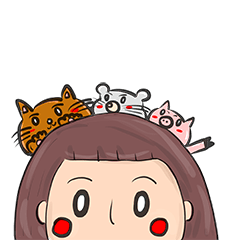 cutier的日常好友事 – LINE貼圖 | LINE STORE