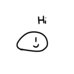 One eye blob_20221027214905 - LINE スタンプ | LINE STORE
