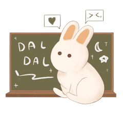 Dal Dal with Whiteboard - LINE スタンプ | LINE STORE