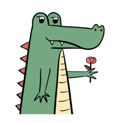 Crocodile working – LINE stickers | LINE STORE