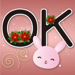 cute pink rabbit - Practical stickers - LINE スタンプ | LINE STORE