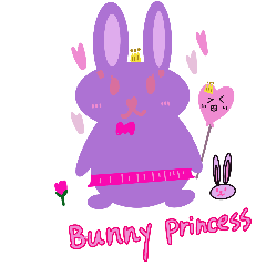 bunny princess.1 – LINE stickers | LINE STORE