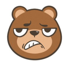 Stubborn Bear - LINE スタンプ | LINE STORE