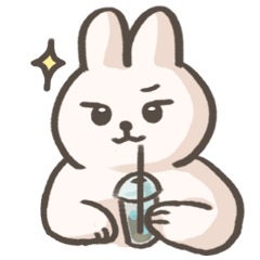 Confident Rabbit LK - LINE スタンプ | LINE STORE