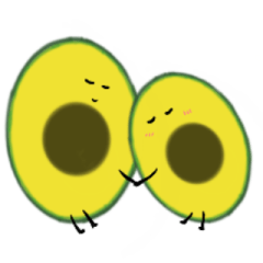 Avocuddle – LINE貼圖 | LINE STORE