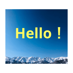 白馬生活 HAKUBA LIFE 山が好き！ - LINE スタンプ | LINE STORE