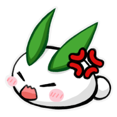 An Angry Snow Rabbit - LINE スタンプ | LINE STORE