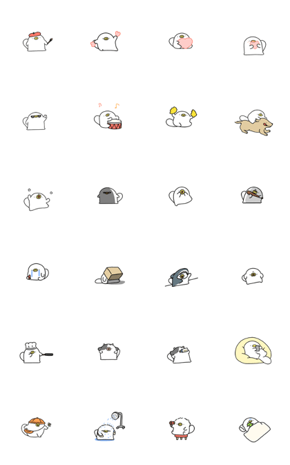 【スタンプ無料GET!】 Baby Ogu's little life｜ Stampick! （スタンピック）
