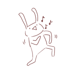 kaomoji white rabbit | Yabe-LINE貼圖代購 | 台灣No.1，最便宜高效率的代購網