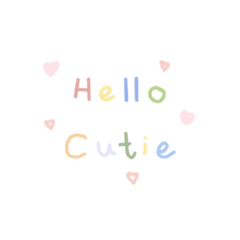 Hi hi , Cutie – LINE stickers | LINE STORE