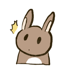 Nutto the clumsy bunny – LINE stickers | LINE STORE
