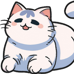 Little white cats by momo – LINE貼圖 | LINE STORE