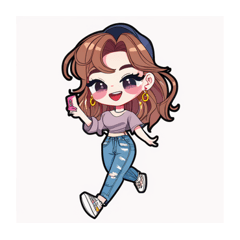 Yuyu fish lady daily 2 - Stiker LINE | LINE STORE