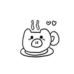 Faye Faye Pig_20230327172826 – LINE stickers | LINE STORE