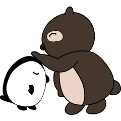 Pen-Pen and Tanu-Kichi Sometimes Mame – Stickers LINE | LINE STORE