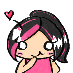 Michelle's first line sticker retry - LINE スタンプ | LINE STORE
