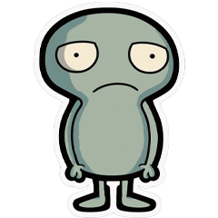 Grumpy world-weary kid - Scooby – LINE stickers | LINE STORE