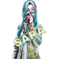 Sara__001 - LINE スタンプ | LINE STORE