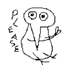 Meep With The Long Beak – LINE stickers | LINE STORE