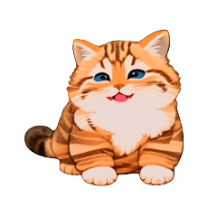 Super cute cute cate - Stiker LINE | LINE STORE