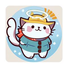 angel Meow Meow Series 01 – Stickers LINE | LINE STORE