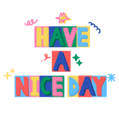 colorful cutie text – LINE stickers | LINE STORE