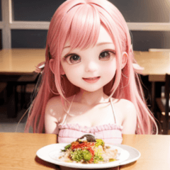 Rou Rou Series - Meals - LINE スタンプ | LINE STORE