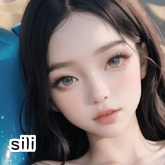 blue sea mermaid princess sili – LINE stickers | LINE STORE