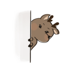 Deer the dear – LINE stickers | LINE STORE