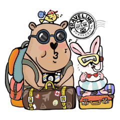Hello Capybara san – LINE stickers | LINE STORE