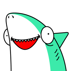 Perp Shark – LINE貼圖 | LINE STORE