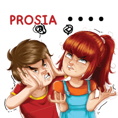 PROSIA Andy & Kethy Vol.1 e - LINE スタンプ | LINE STORE