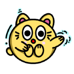 The cute body language for hamsters. - LINE スタンプ | LINE STORE