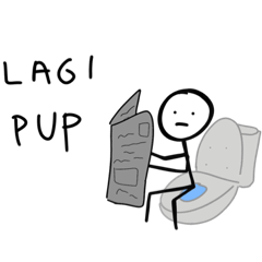 stickman uhuy – LINE stickers | LINE STORE