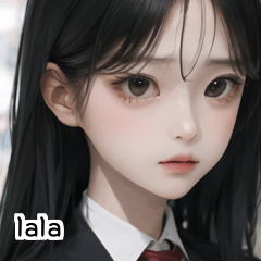 かわいい制服コスプレガール lala - LINE スタンプ | LINE STORE