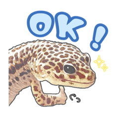 Very easy to use Leopard gecko Sticker – LINE stickers | LINE STORE