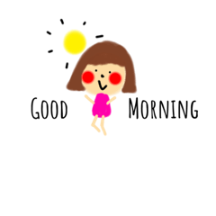 Nalyn lil girl Ver.1 - LINE スタンプ | LINE STORE